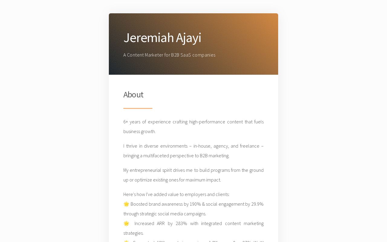Jeremiah Ajayi